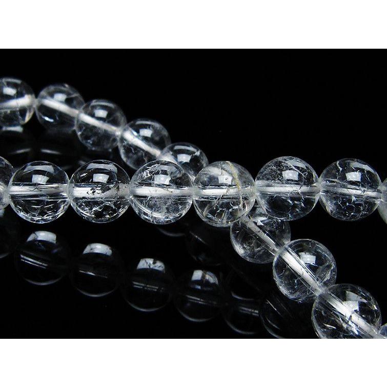 クラック水晶 ブレスレット 9mm t82-10566 : 誠安天然石専門店 - 通販 - Yahoo!ショッピング