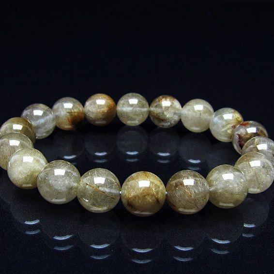 ルチルクォーツ ブレスレット プラチナルチル 11mm t9-13979 : 誠安天然石専門店 - 通販 - Yahoo!ショッピング