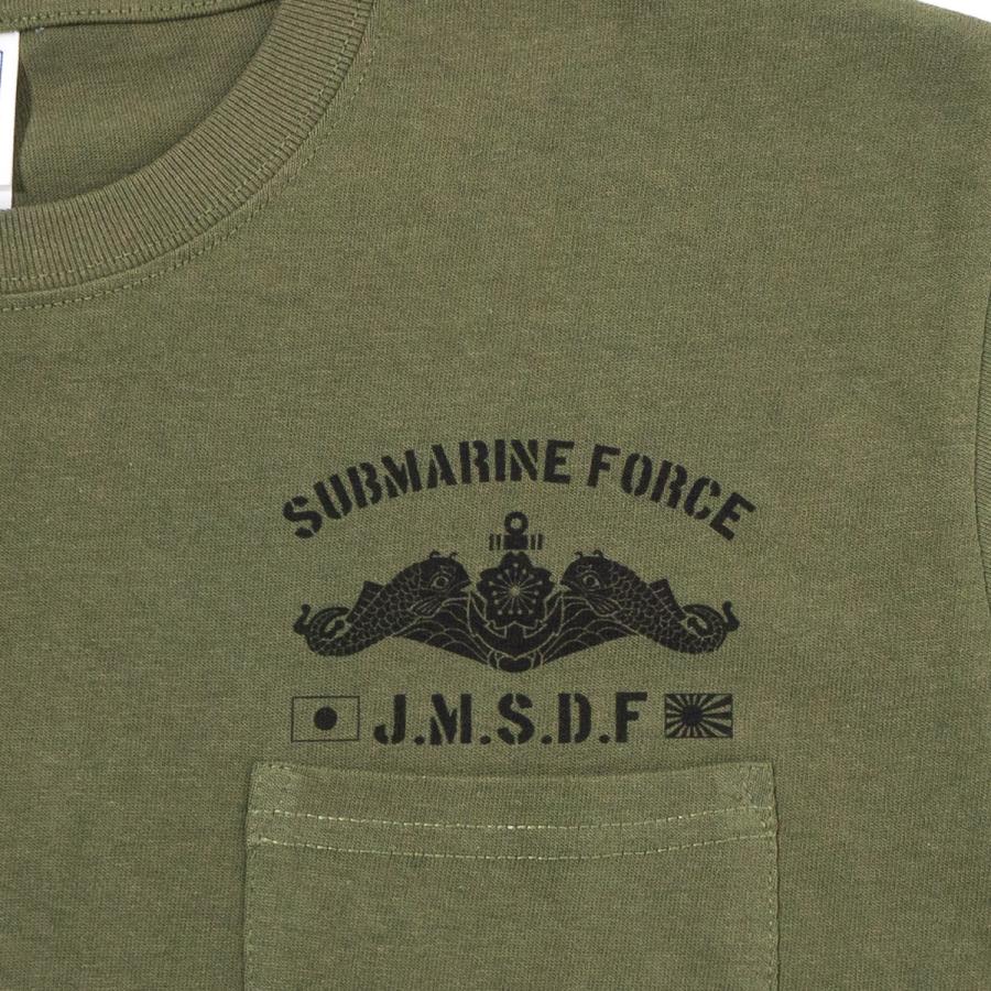 ポケット付き Tシャツ（ 左胸ドルフィン ） 海上自衛隊 ミリタリー 自衛隊 グッズ 潜水艦き章 JMSDF SUBMARINE FORCE 綿100％ 6.2oz : 制服のフジ Yahoo ...