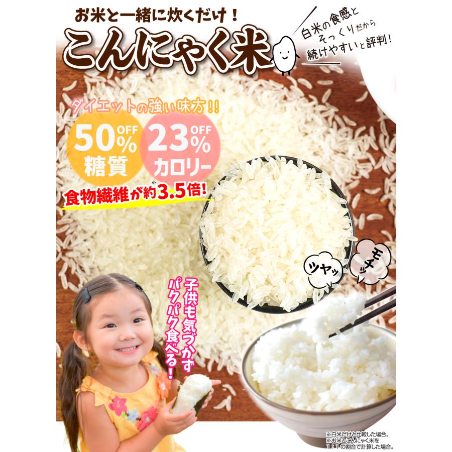 こんにゃく米 600g (60g×10袋) 蒟蒻 米 食品 送料無料 ポスト投函 :f87620:食みらい・国華園 - 通販 - Yahoo!ショッピング