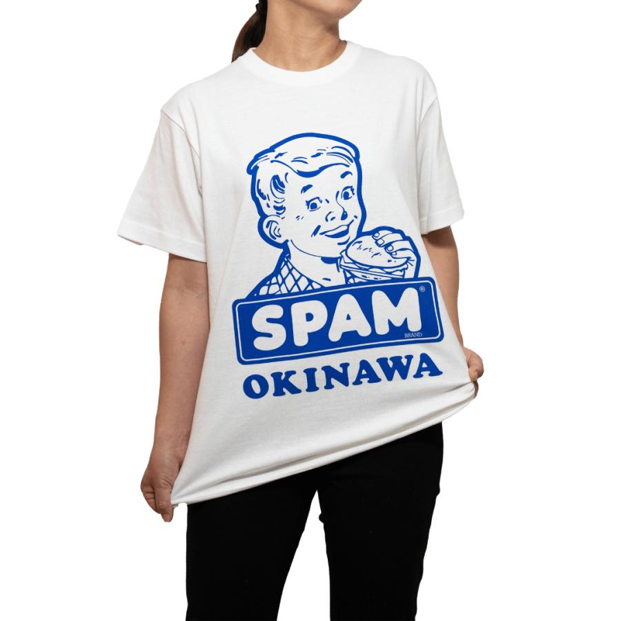 スパム tシャツ spam コットン シャツ ホワイト ボーイ spamt ユニセックス 沖縄 : 生活向上館 - 通販 - Yahoo!ショッピング