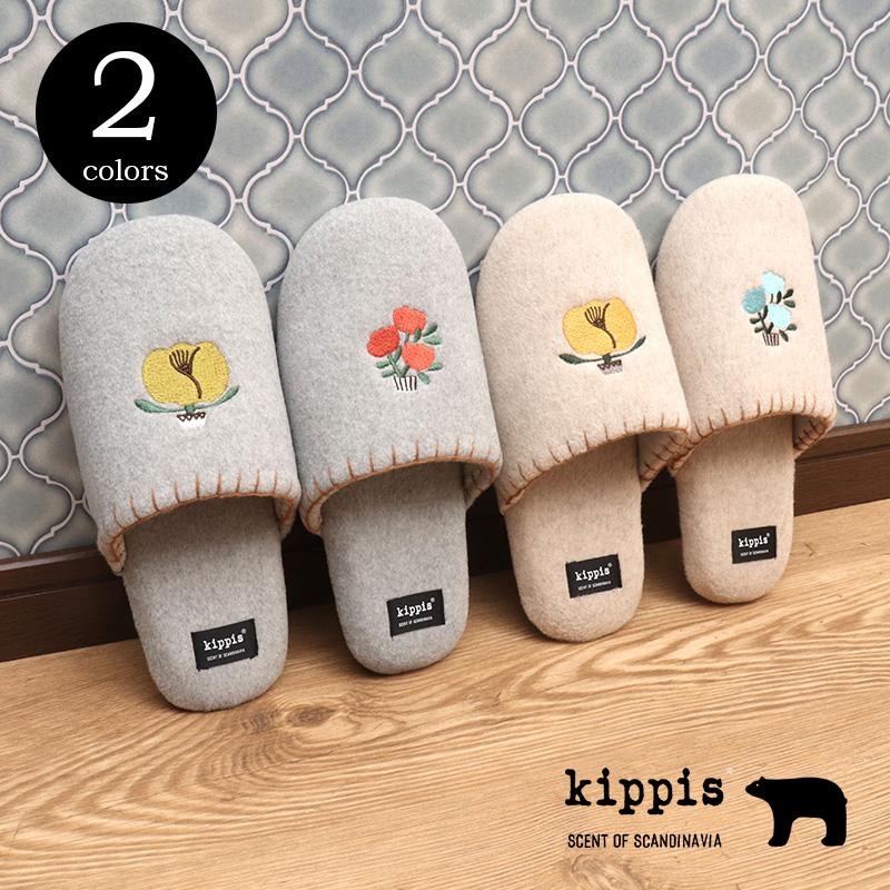 kippis（キッピス） 50％OFF 半額セール スリッパ 冬の植物園 スリッパ ルームシューズ 室内履き Talvipuutarha タルビプータルハ 北欧 : 生活スタイル - 通販 ...