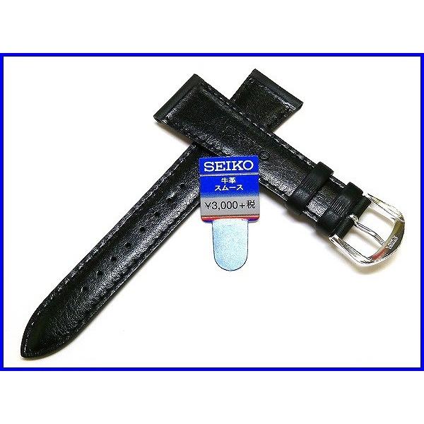 SEIKO セイコー バンド 腕時計 19mm DX60A 牛革スムース 切身撥水 小甲丸タイプ 新品正規品 黒色 送料無料 : 正光堂 ...