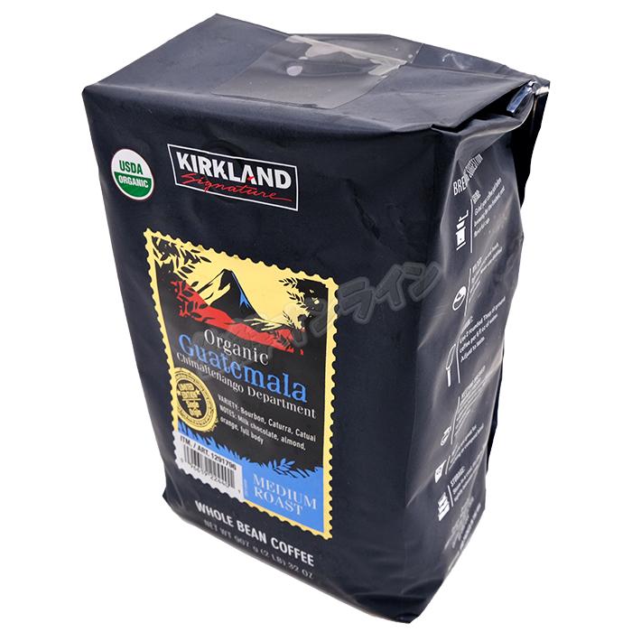 KIRKLAND signature ≪907g≫【KIRKLAND】カークランド シングルオリジン オーガニック コーヒー豆 グアテマラ ミディアムロースト 大容量 有機コーヒー豆【コストコ ...