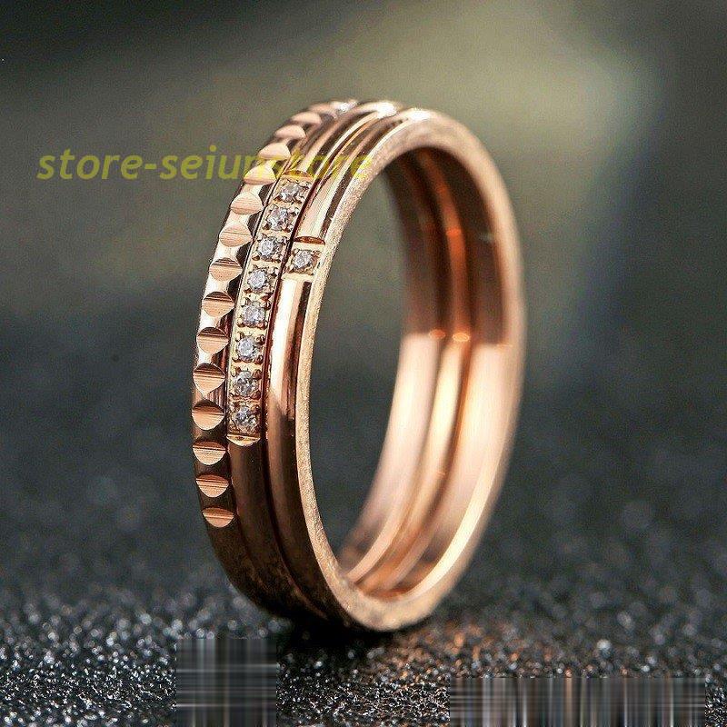 指輪 レディース ステンレス エタニティリング 3点セット 18KGP CZダイヤ アクセサリー : セイウンストア - 通販 - Yahoo!ショッピング