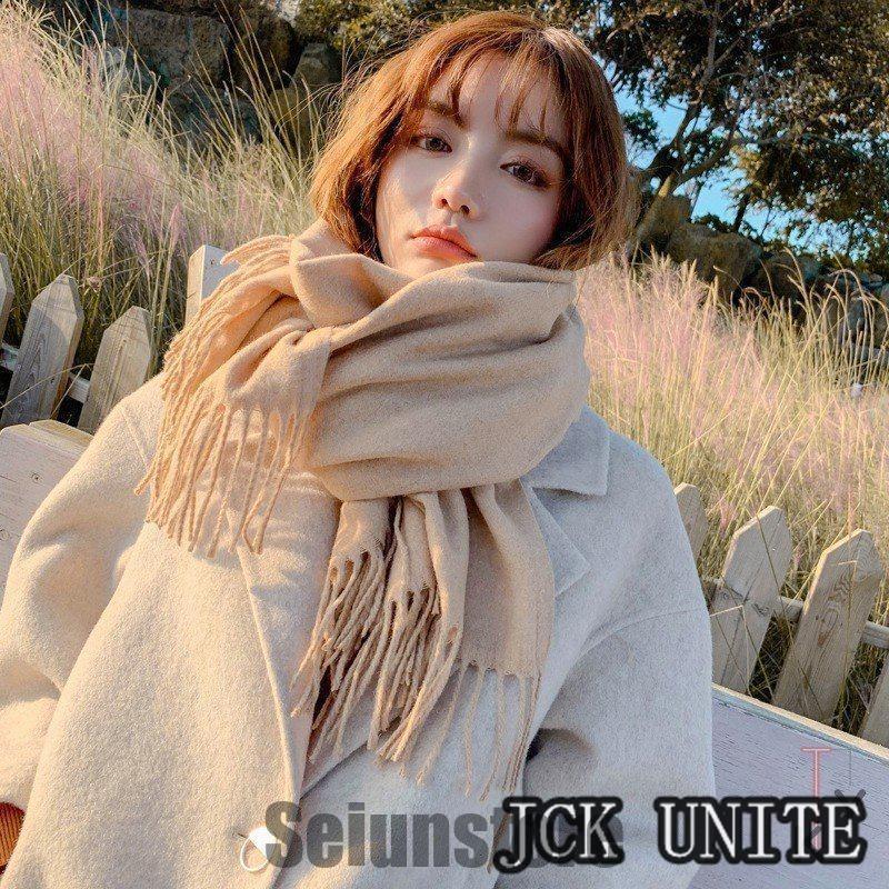 大判マフラー プレゼント ギフト マフラー レディース ひざ掛け ネックウォーマー カジュアル ロング羽織り シンプル 厚手 : セイウンストア - 通販 - Yahoo!ショッピング