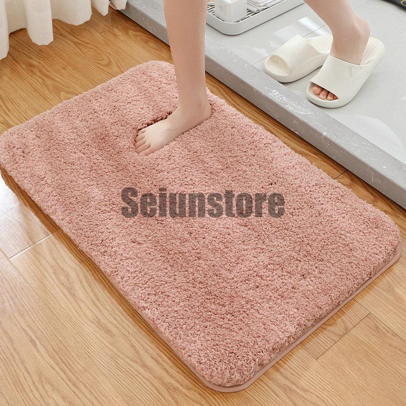 バスマット 大判 50x80cm 速乾 洗える 北欧 厚手 大きい 吸水 滑り止め ふわふわ ふかふか 浴室マット お風呂 足ふきマット トイレマット : セイウンストア - 通販 ...