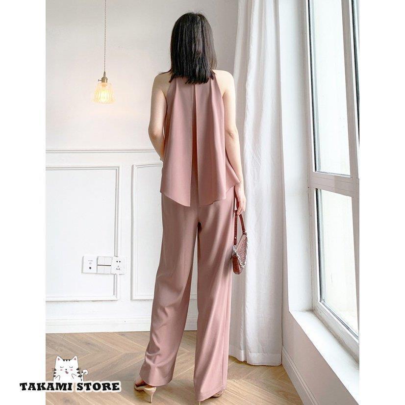 かっこいい パンツドレス パーティードレス レディース 韓国 結婚式 お呼ばれドレス パンツ オールインワン ジャンプスーツ ノースリーブ 黒 白 :zh230511-a1030:セイウン ...