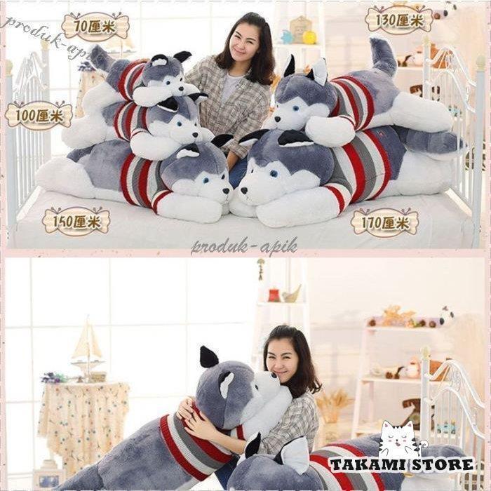 ハスキー50cm/70cm/100cm/110cm/130cm 抱き枕 ぬいぐるみ ハスキー犬 グッズ 特大 大きい おもちゃ いぬ クリスマス お誕生日 プレゼント : zh230511 ...