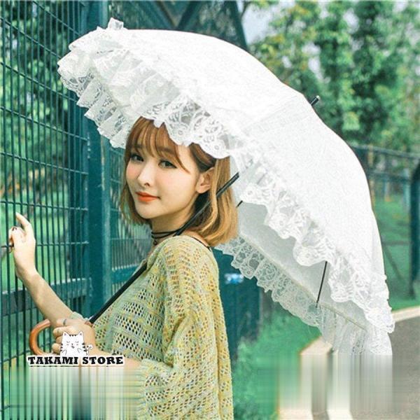 晴雨兼用 結婚式の傘 遮光 遮熱効果 UVカット率99.9% 紫外線対策傘 日傘 レディース傘 レース長傘 軽量 : zh230511-a1587 : セイウンストア - 通販 - Yahoo ...