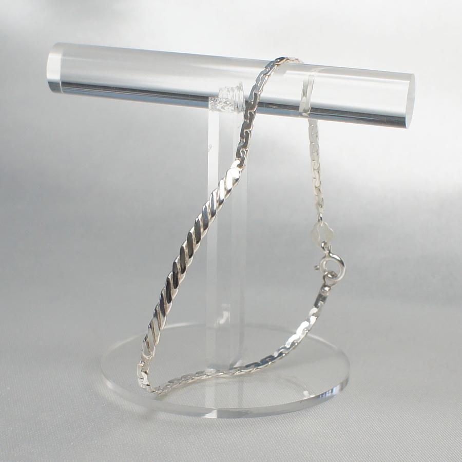 ブレスレット 180mm×2.0mm シルバー925 イタリア製 レディース デザイン チェーン プレート 細 silver925 : 西洋硝子堂 - 通販 - Yahoo!ショッピング