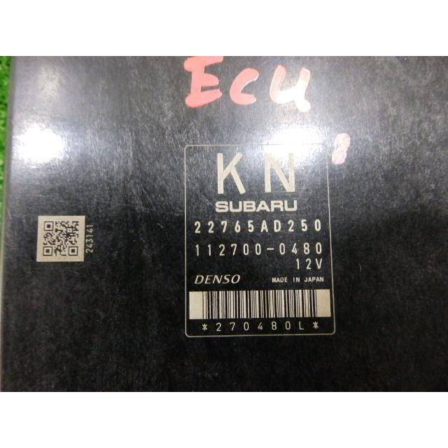 レガシィ/レガシー DBA-BR9 エンジンコンピューター/ECU EJ253JUAFE G1U 112700-0480 22765AD250 221407 : 株式会社 西友商会 - 通販 ...