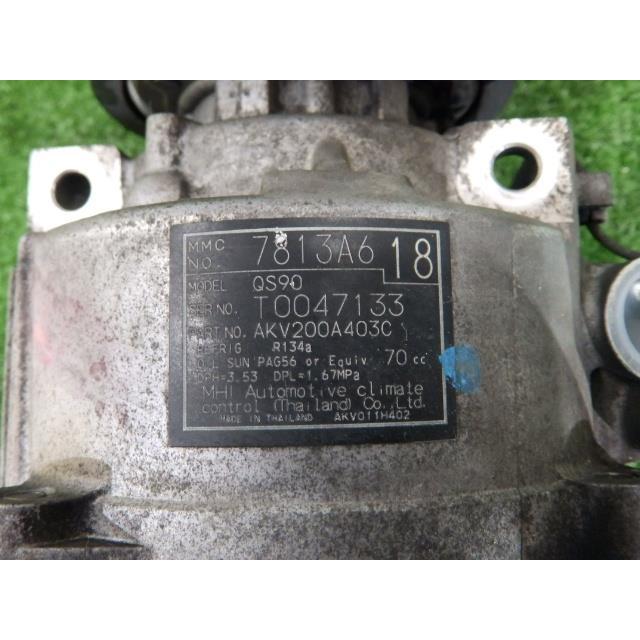 デリカD5/D:5 DBA-CV2W ACコンプレッサー/エアコン 4J11 W23 AKV200A403C 7813A618 242575 ...