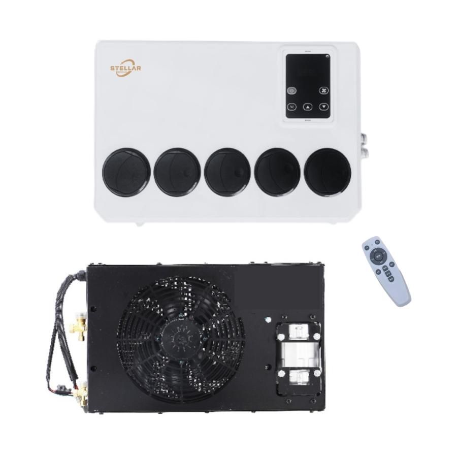 24V エアコン 車載クーラー 後付け パーキングエアコン キャンピングカー トラック トレーラー ハイエース キャラバン 軽 SZ77 ...