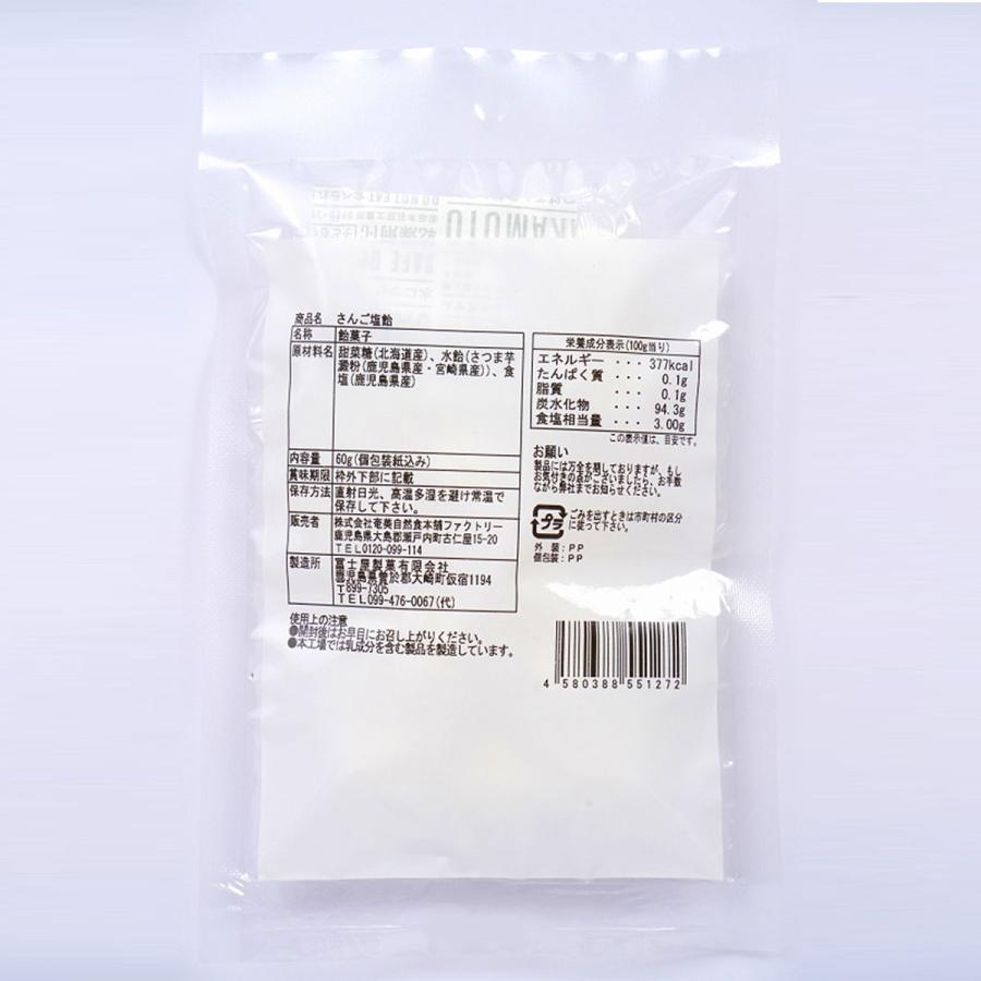 【メール便】奄美さんご塩飴 60g 5個セット 奄美自然食本舗 塩飴 与論島 個包装 スポーツ マラソン 脱水 熱中症 : Marche du monde 世界のマルシェ - 通販 ...