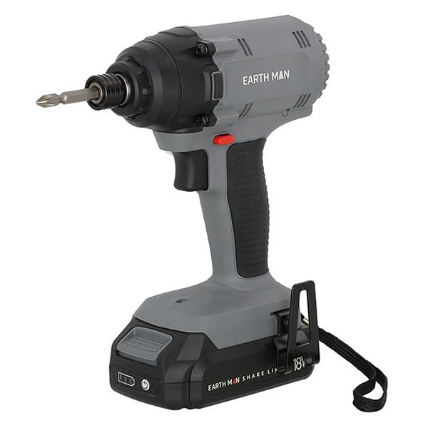高儀 即日出荷 EARTH MAN 18V充電式インパクトドライバー SL-IDR180-AS : セキチューヤフー店 - 通販 ...