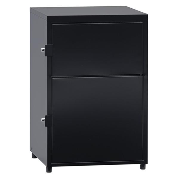 直送 日時指定不可 グリーンライフ 2段宅配ボックス レシーボ TR2-4568(BK) 宅配BOX 沖縄・離島配送不可 ...