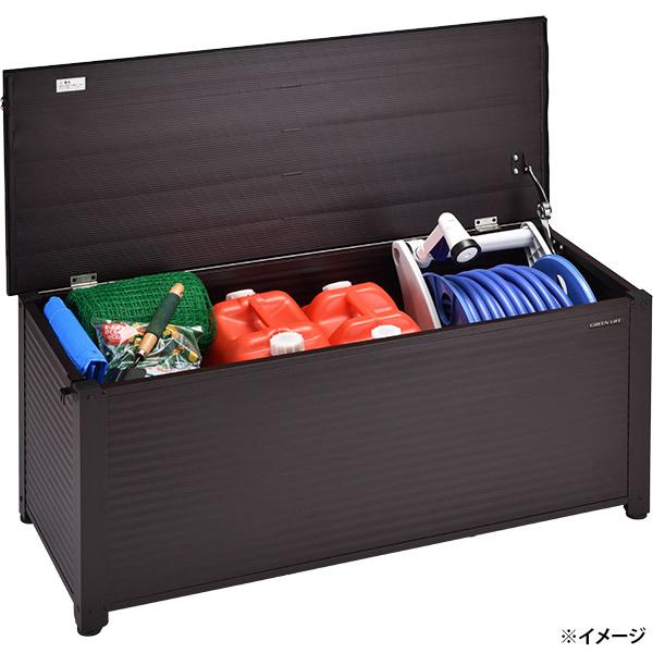 GREEN LIFE 直送 日時指定不可 グリーンライフ アルミベンチストッカー114 ブラウン ABS-114P BR 屋外収納 物置 沖縄・離島配送不可 : セキチューヤフー店 - 通販 ...