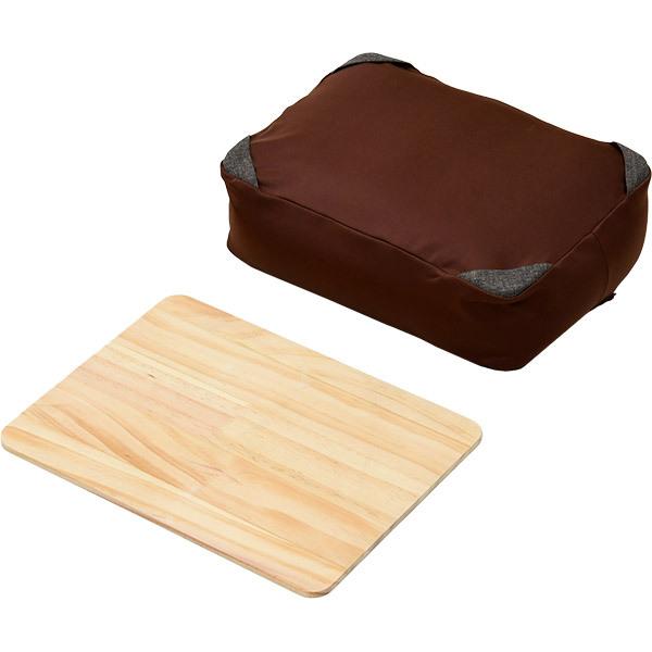 山善 直送 日時指定不可 YAMAZEN ビーズクッションテーブル ブラウン AHT-3526(BR) ひざ上 膝上テーブル 沖縄・離島配送不可 : セキチューヤフー店 - 通販 ...