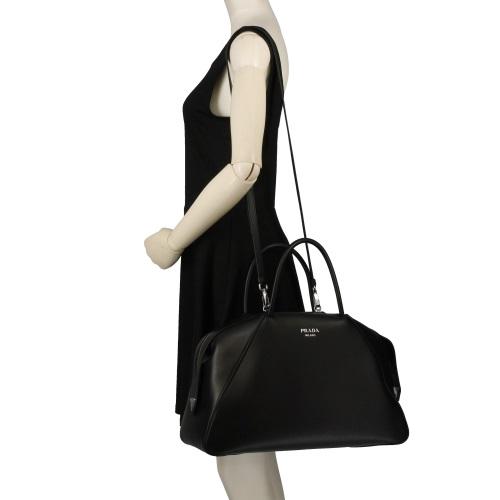 PRADA プラダ ハンドバッグ レディース SOFTY ブラック 1BA364 V PRADA プラダ ハンドバッグ レディース SOFTY ブラック 1BA364 V