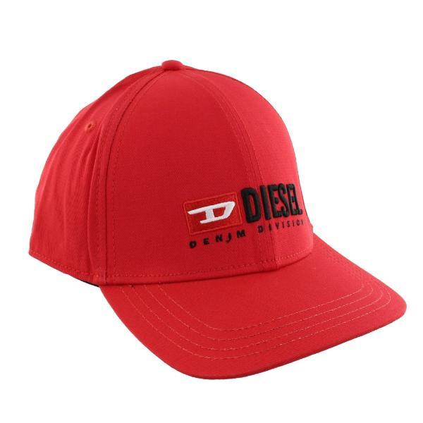 DIESEL（ディーゼル） キャップ メンズ CORRY-DIV/HAT レッド A03699 0JCAR 42A RED プレゼント ギフト ...