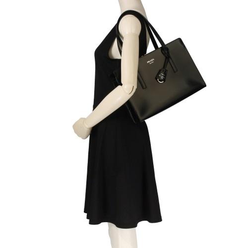 PRADA プラダ トートバッグ レディース リエディション M ブラック 1BA350 V ZO6 F0002 NERO : GINZA LoveLove - 通販 - Yahoo!ショッピング