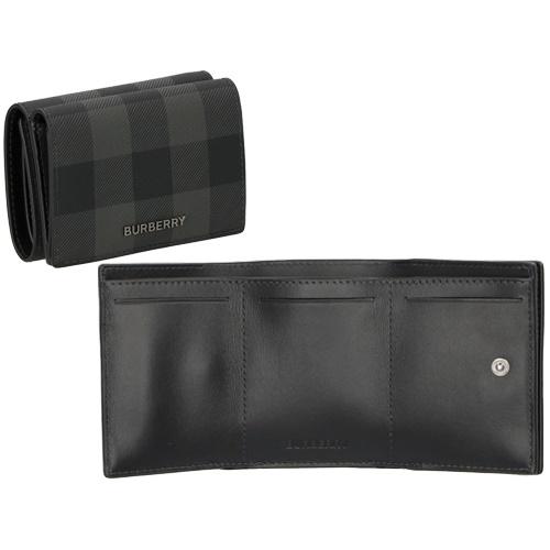 BURBERRY バーバリー 三つ折り財布 折財布 ミニ財布 レディース ブラック 8062606 A1208 : GINZA LoveLove - 通販 - Yahoo!ショッピング