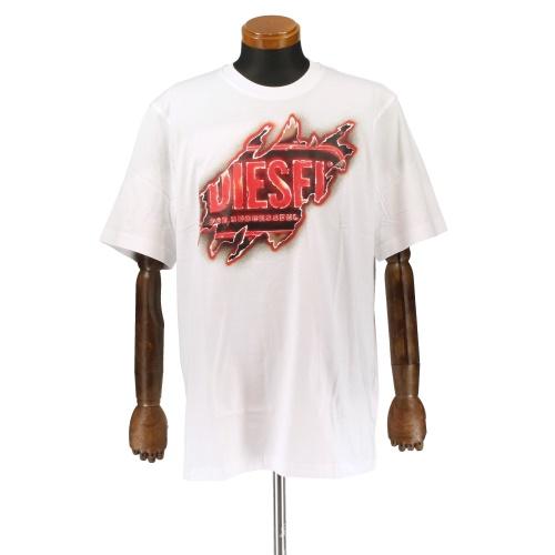 DIESEL ディーゼル Tシャツ 半袖 メンズ T JUST E43 Mサイズ ホワイト A09754 0AAXJ 100 WH : GINZA LoveLove - 通販 - Yahoo ...