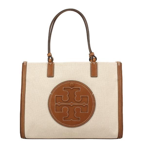 TORY BURCH トリーバーチ トートバッグ レディース SMALL ELLA CANVAS TOTE ブラウン 88607 928 : GINZA LoveLove - 通販 ...