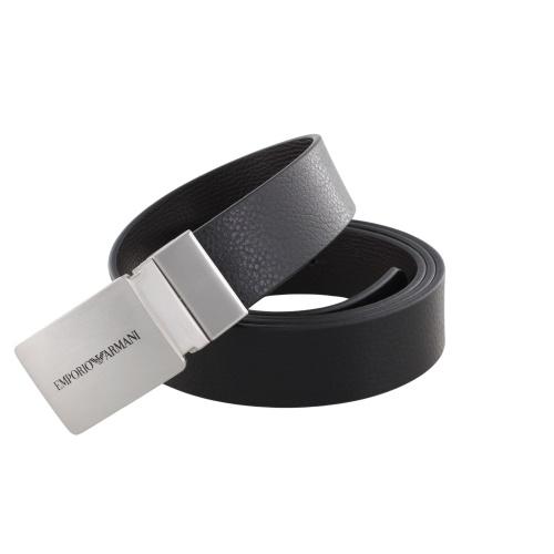 エンポリオアルマーニ ベルト メンズ EMPORIO ARMANI Y4S563 Y737E 88044 ブラック ダークタンブラウン ...