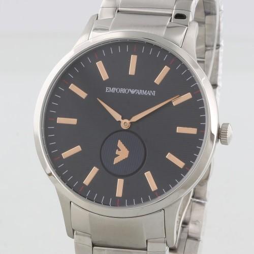 EMPORIO ARMANI エンポリオアルマーニ 腕時計 メンズ AR11137 RENATO レナート ブラック : GINZA ...