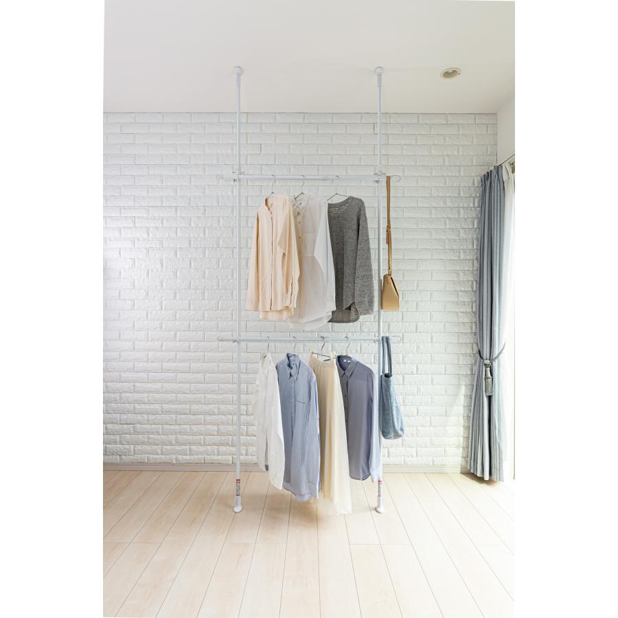 セキスイ つっぱり式収納ハンガー TS−20W 高さ205〜275cm : セキスイ Online-Shop Yahoo!店 - 通販 - Yahoo!ショッピング