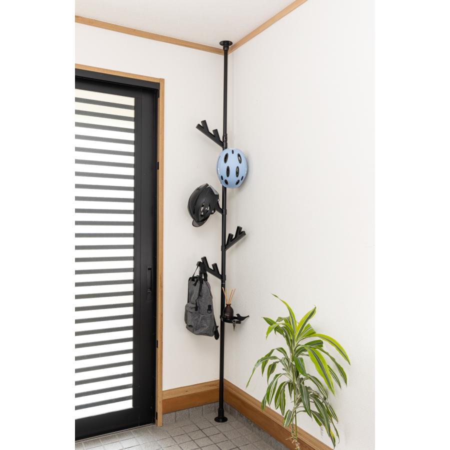 セキスイ つっぱり式ポールハンガーあいツリー TPH2−BK 高さ200〜275cm : 4570030471225 : セキスイ Online-Shop Yahoo!店 - 通販 ...