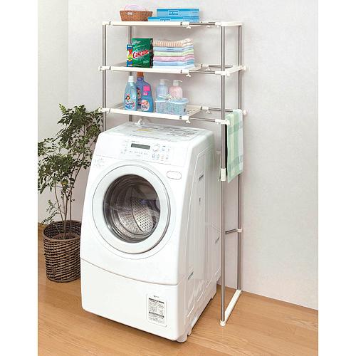 セキスイ ステンクラー 洗濯機ラック SSR−30 幅70〜91cm 棚3段 : セキスイ Online-Shop Yahoo!店 - 通販 - Yahoo!ショッピング