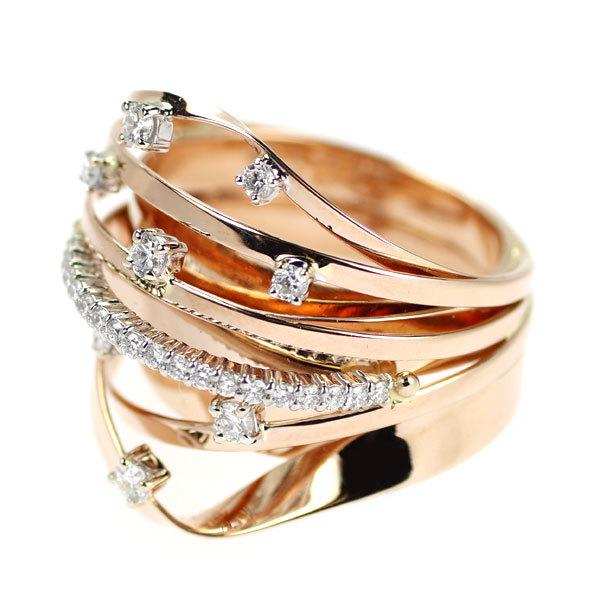 清田智誠/CISEY Pt900/K18WG/K18PG ダイヤモンド リング D0.48ct SELBY : SELBY - 通販 - Yahoo!ショッピング