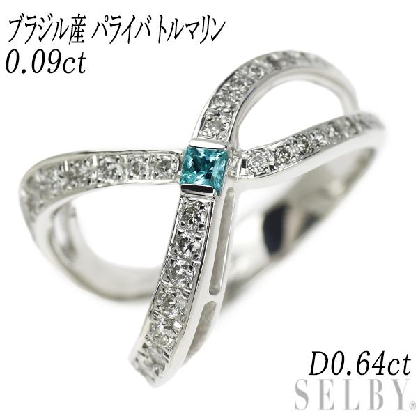 K18WG ブラジル産 パライバトルマリン ダイヤモンド リング 0.09ct D0.64ct 新入荷 出品1週目 SELBY :240410-030:SELBY - 通販 - Yahoo ...