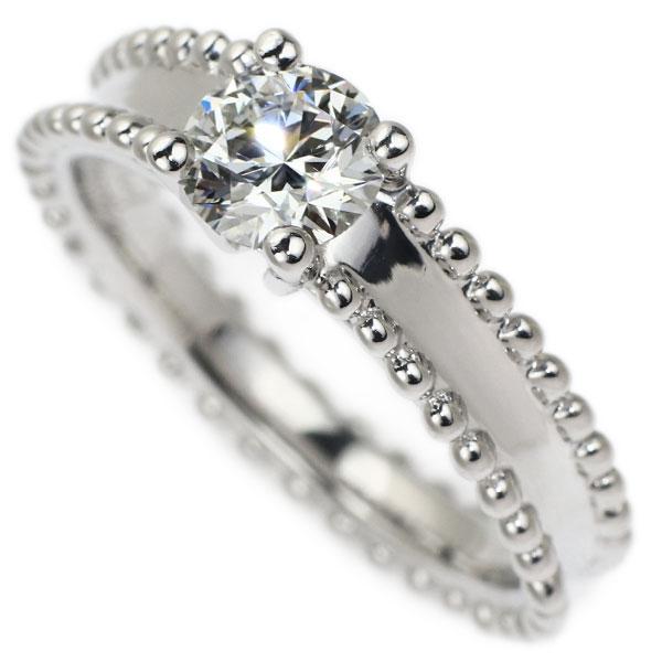 ヴァンクリーフ＆アーペル Pt950 ダイヤモンド リング 0.5ct D VVS2 EX エステルソリティア 49号 《セルビー銀座店》【中古】 : 241022-021 : SELBY ...