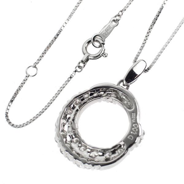 Pt900/ Pt850 ダイヤモンド ペンダントネックレス 1.00ct 出品2週目 SELBY : SELBY - 通販 - Yahoo!ショッピング