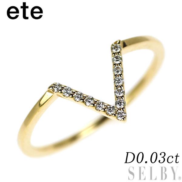 ete K18YG ダイヤモンド リング 0.03ct 新入荷 出品1週目 SELBY : 241206-079 : SELBY - 通販 - Yahoo!ショッピング
