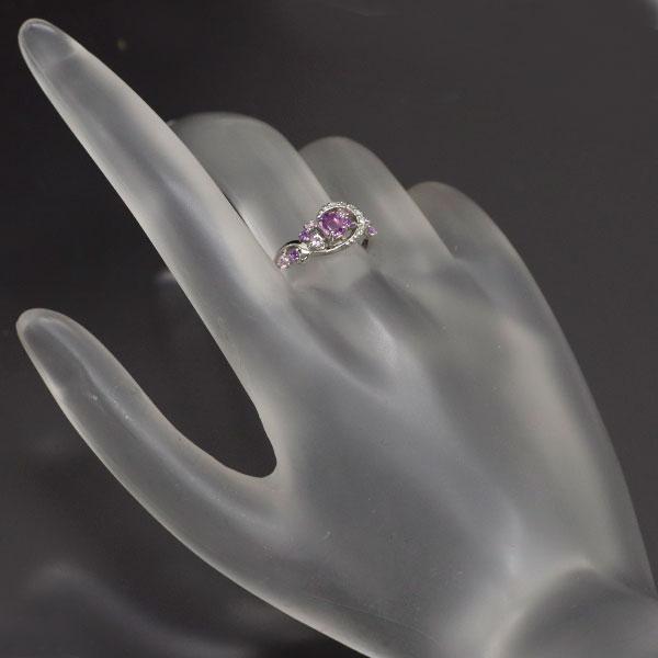 Pt ハックマナイト アメジスト リング 0.203ct AM0.05ct PS0.10ct D0.15 強蛍光 新入荷 出品1週目 SELBY : SELBY - 通販 - Yahoo!ショッピング