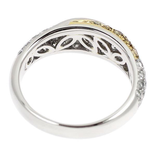 Pt900/K18YG トリートイエロー/カラーレス ダイヤモンド リング 1.02ct パヴェ 新入荷 出品1週目 SELBY : SELBY - 通販 - Yahoo!ショッピング