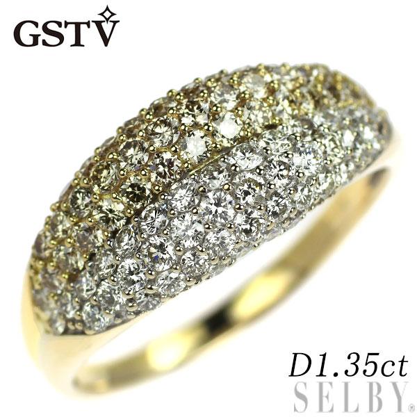 GSTV K18YG/WG ダイヤモンド リング 1.35ct パヴェ 新入荷 出品1週目 SELBY : SELBY - 通販 - Yahoo!ショッピング