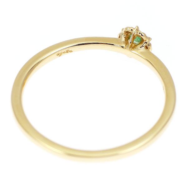 agete アガット K18YG エメラルド リング 新入荷 出品1週目 SELBY : SELBY - 通販 - Yahoo!ショッピング