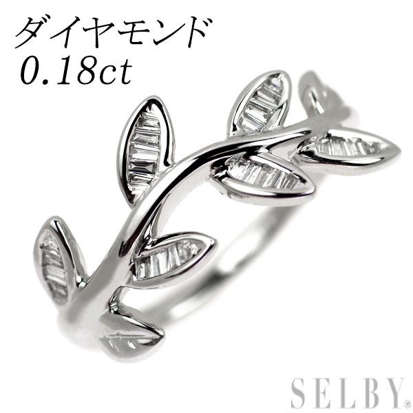 K18WG ダイヤモンド リング 0.18ct ボタニカルモチーフ 新入荷 出品1週目 SELBY : SELBY - 通販 - Yahoo!ショッピング