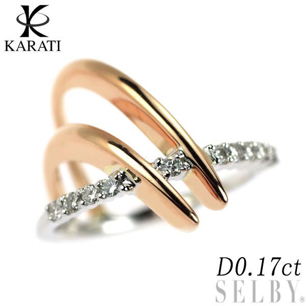 カラッチ K18PG/ K18WG ダイヤモンド リング 0.17ct パイナス ピンキー 新入荷 出品1週目 SELBY : SELBY - 通販 - Yahoo!ショッピング