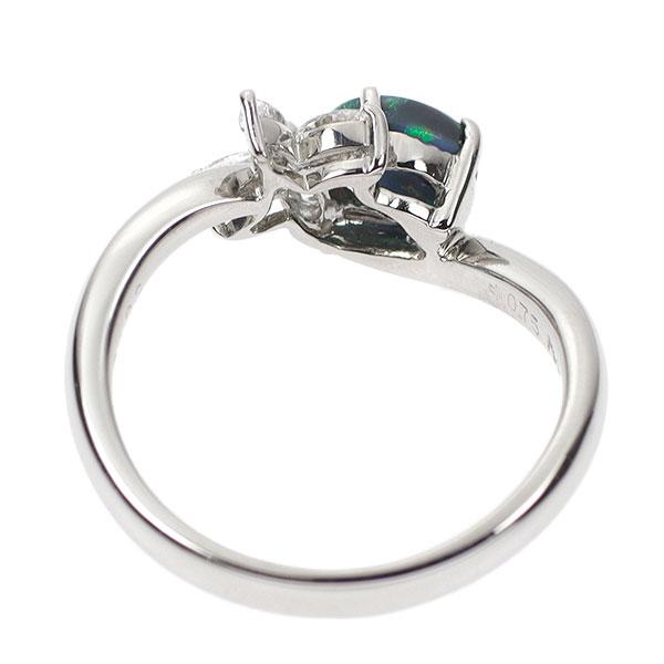 Pt900 ブラックオパール ダイヤモンド リング 0.75ct D0.23ct 新入荷 出品1週目 SELBY : SELBY - 通販 - Yahoo!ショッピング