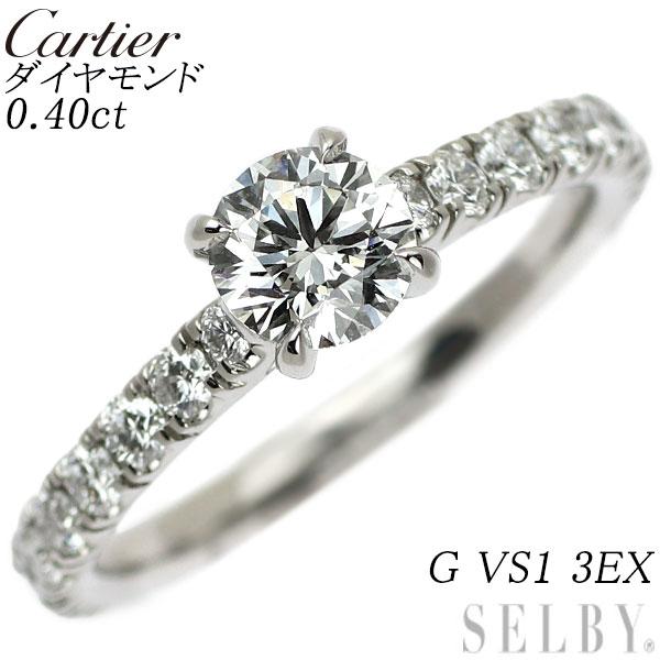 Cartier カルティエ Pt950 ダイヤモンド リング 0.40ct G VS1 3EX 45号 新入荷 出品1週目 SELBY : SELBY - 通販 - Yahoo!ショッピング