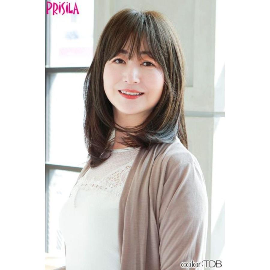 プリシラ PRISILA 五分ウィッグ ニュアンスストレート GB-01 耐熱 女性 : SelectBeauty Yahoo!店 - 通販 - Yahoo!ショッピング