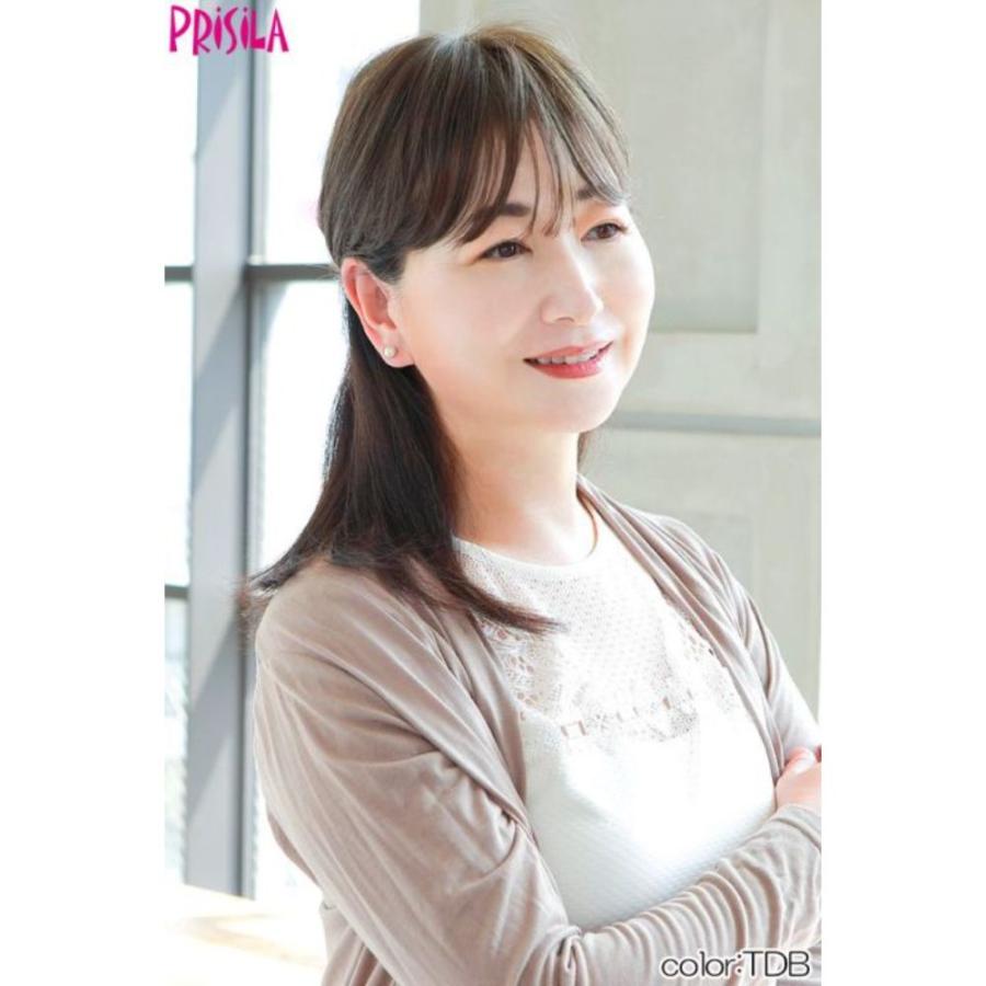 プリシラ PRISILA 五分ウィッグ ニュアンスストレート GB-01 耐熱 女性 : SelectBeauty Yahoo!店 - 通販 - Yahoo!ショッピング