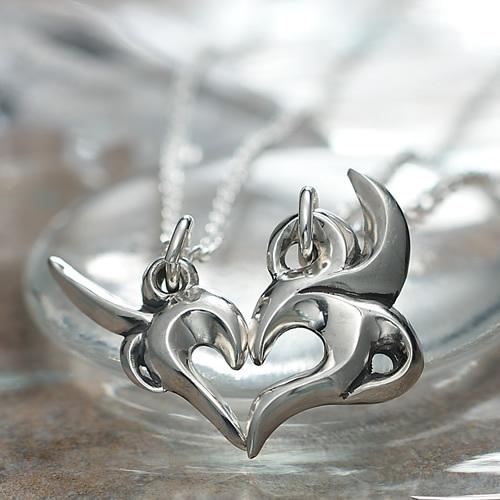 ペアネックレス シルバー 刻印 30代 40代 ブランド FISS Bon fire 思い出の篝火 FISS-T100 msd ...